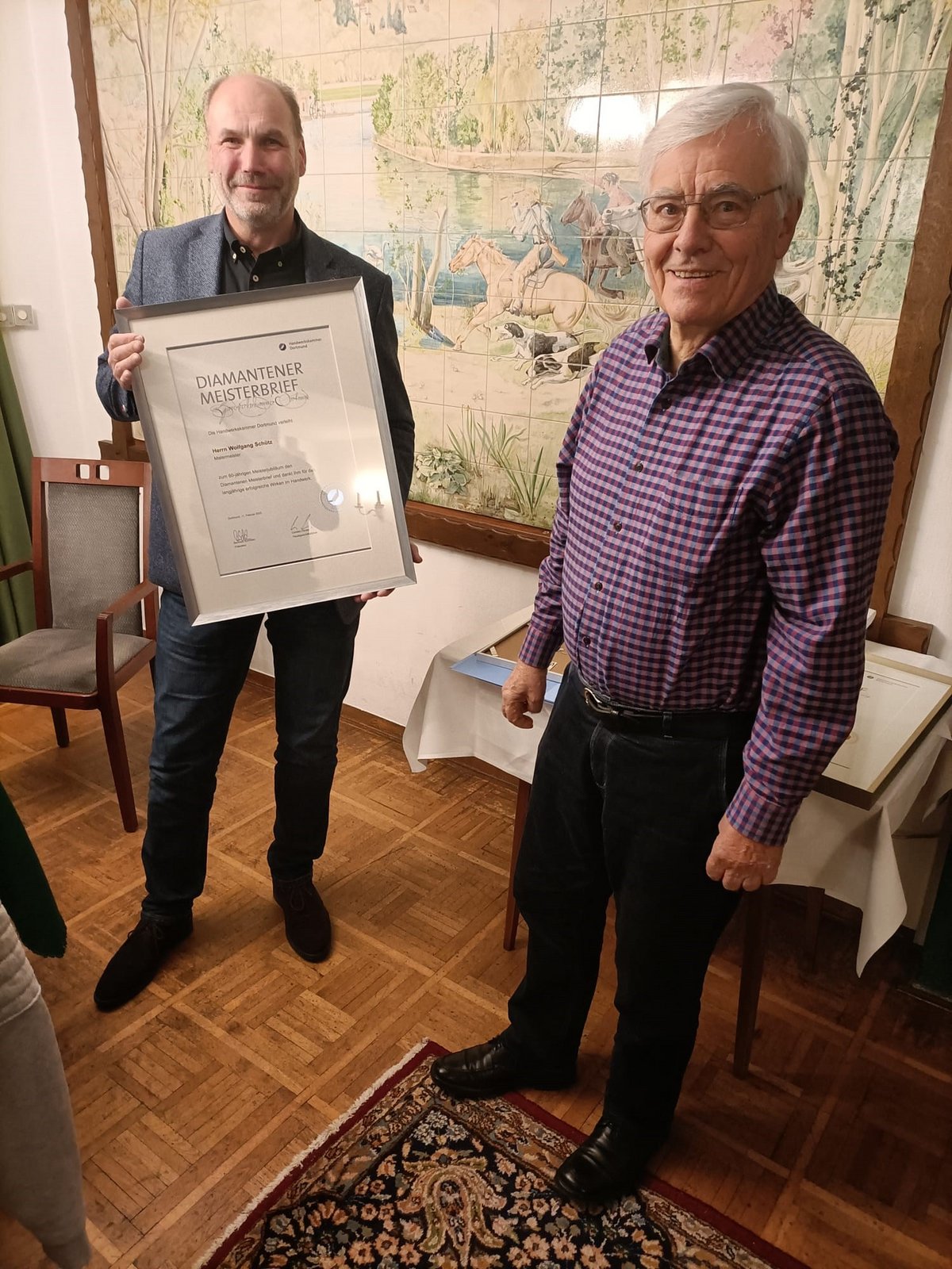 Diamantener und Goldener Meisterbrief überreicht - Kreis ...